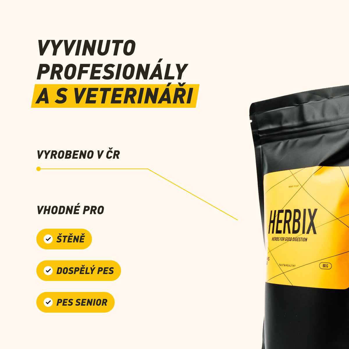 Herbix pro psy | BARF | Směs bylinek pro lepší zažívání | Canis Lab